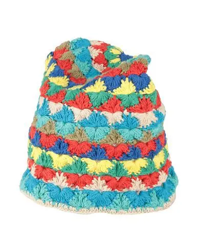 Alanui Knitted Cotton Beanie - Azure