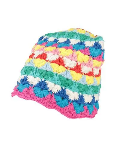 Alanui Knitted Cotton Beanie - Fuchsia