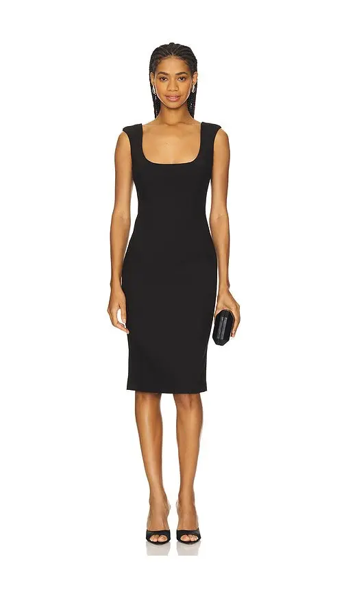 Bardot Audrey Fitted Midi Dress