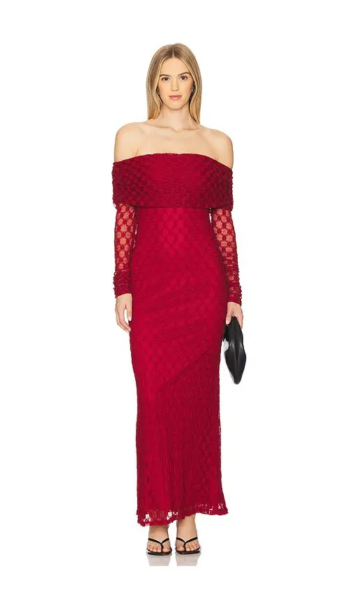 Bardot Adoni Off-shoulder Maxi Dress