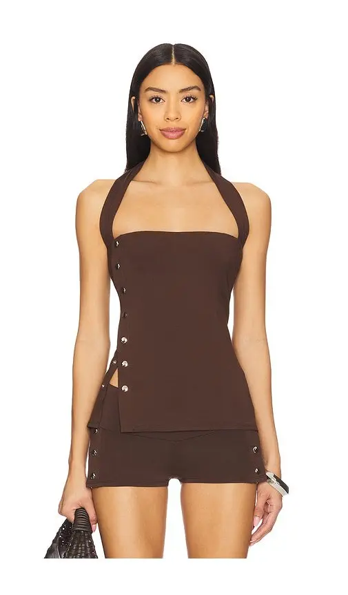 BELLE ANNA Snap Top