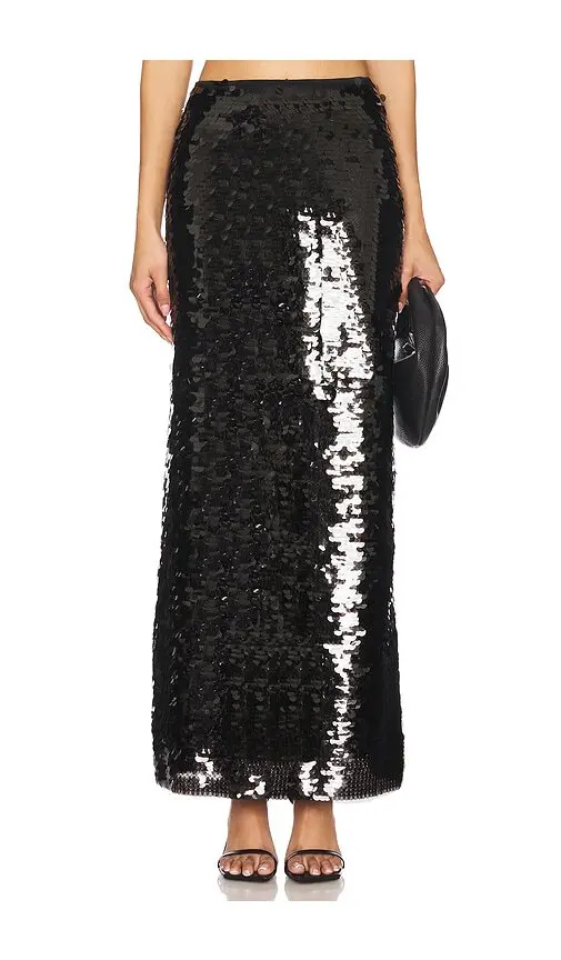 Superdown Sequin Maxi Skirt