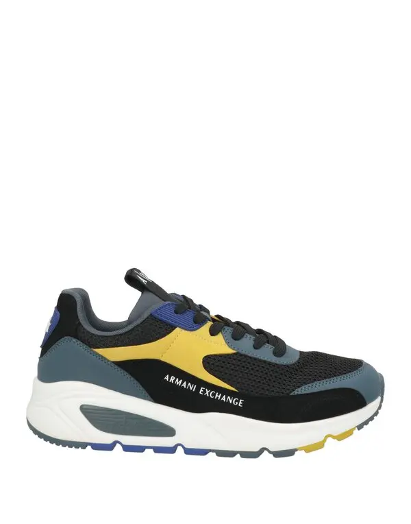 Armani Exchange Sneakers In Polyester - Blue