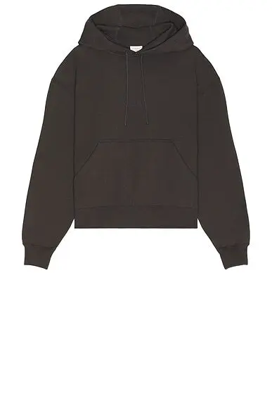 Saint Laurent Hooded Fleece Logo Hoodie