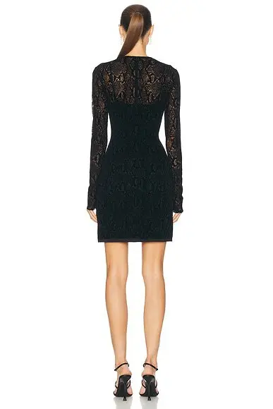 Givenchy Long Sleeve Mini Dress