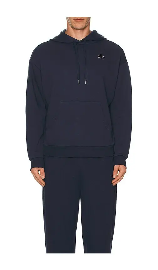 Alo Yoga Accolade Hoodie - Navy | Editorialist