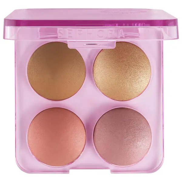 SEPHORA COLLECTION Colorful Face Bronzer, Blush & Highlighter Palette - 02 Medium To Tan