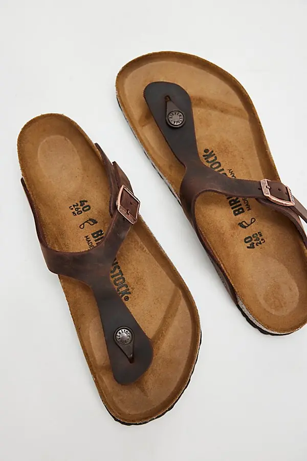 BIRKENSTOCK Gizeh Sandals - Henna