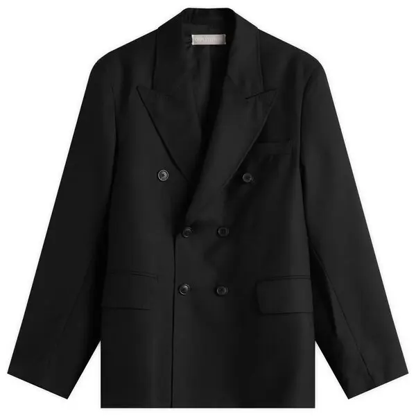 Our Legacy Unconstructed Blazer - Black Panama Wool