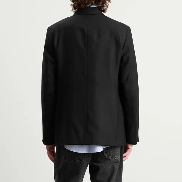 Our Legacy Unconstructed Blazer - Black Panama Wool