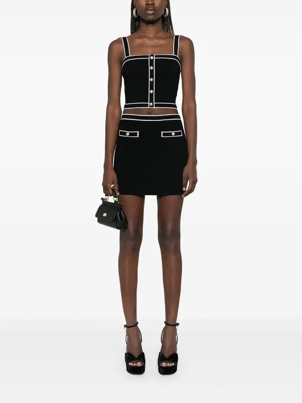 Alice + Olivia Knitted Mini Skirt