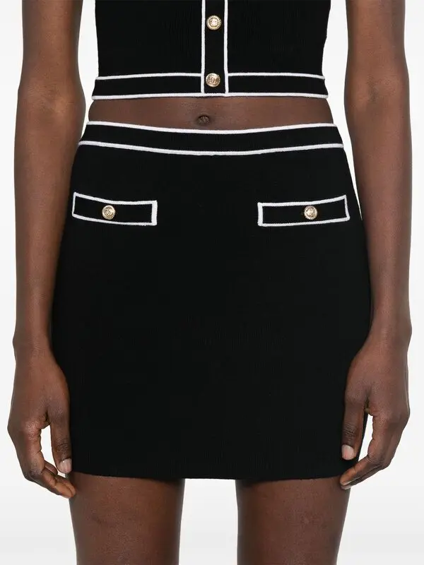 Alice + Olivia Knitted Mini Skirt
