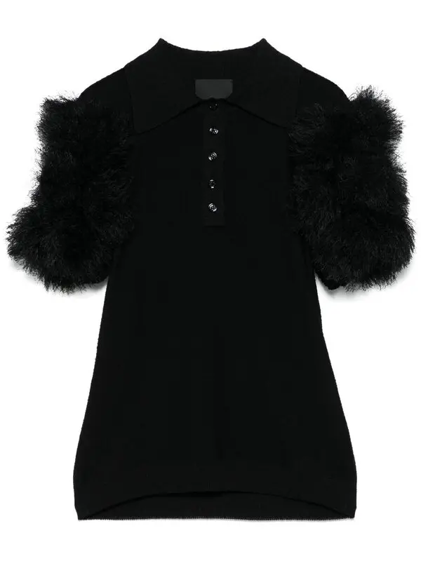 Givenchy Pompom-detail Polo Top