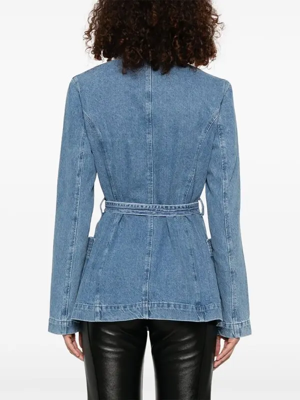 Remain Birger Christensen Belted Denim Jacket