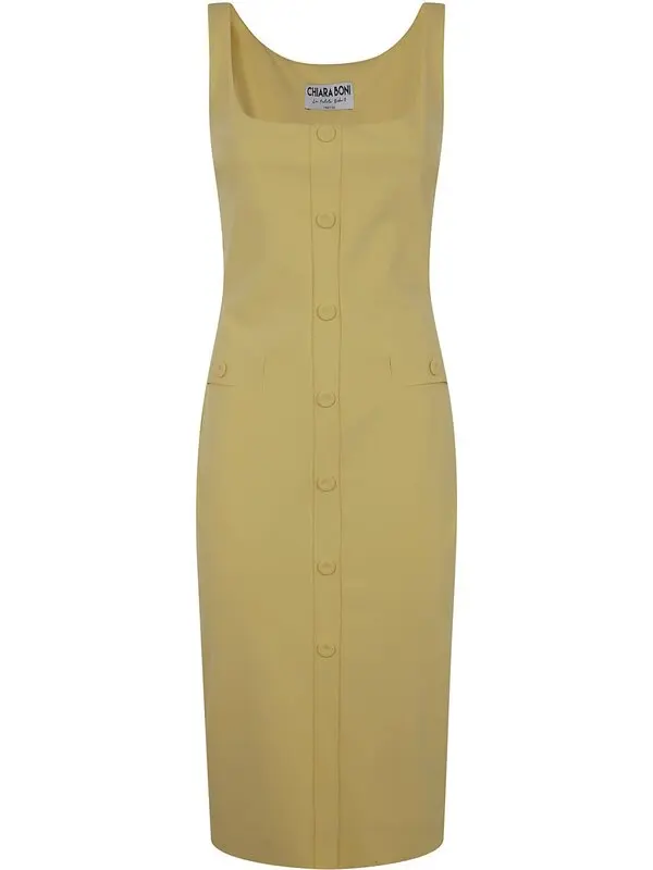 Chiara Boni La Petite Robe Josuke Dress - Yellow