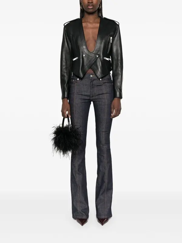Burc Akyol Leather Biker Jacket