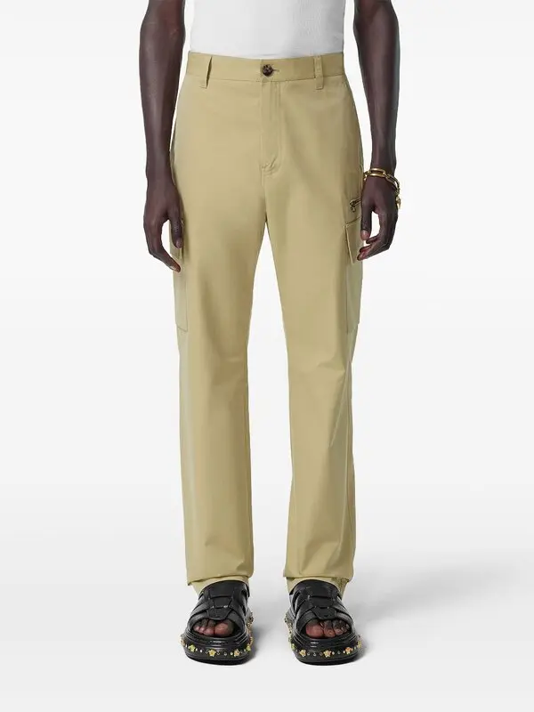 Versace Gabardine Cargo Trousers