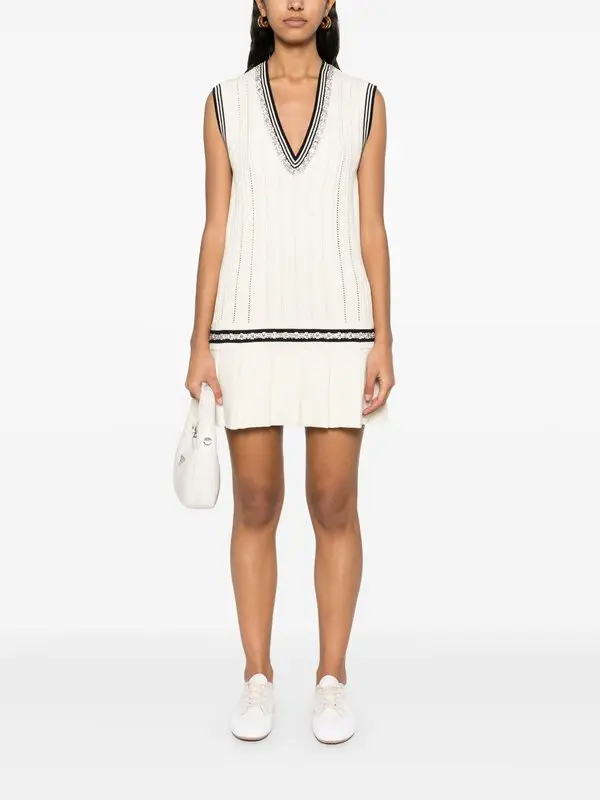 GOLDEN GOOSE Varsity Marjory Mini Dress