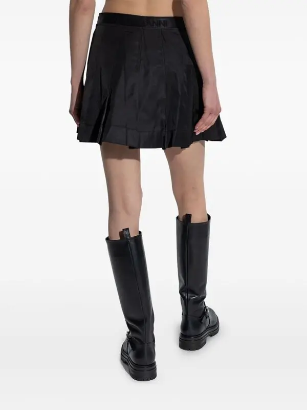 GANNI Pleated Mini Skirt