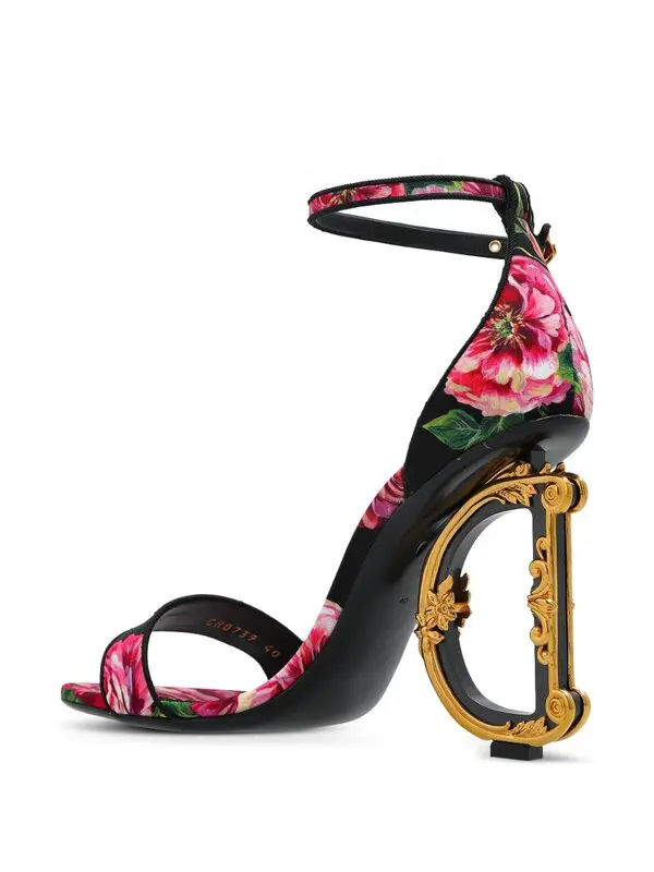 Dolce & Gabbana 115mm Floral-print Sandals