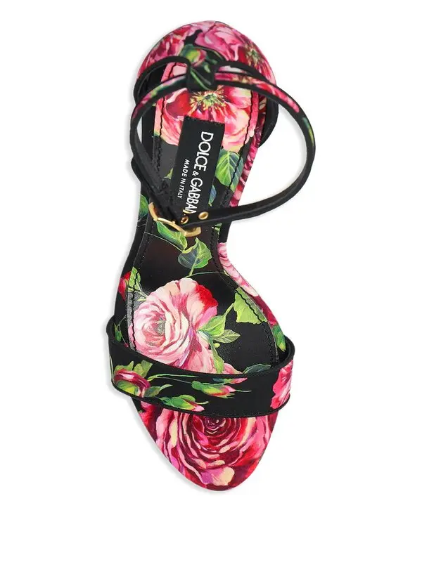 Dolce & Gabbana 115mm Floral-print Sandals