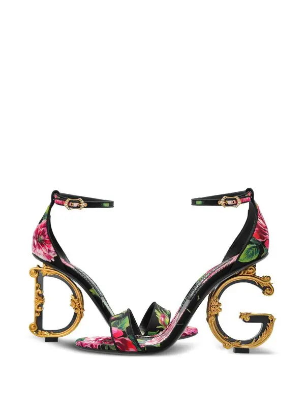Dolce & Gabbana 115mm Floral-print Sandals