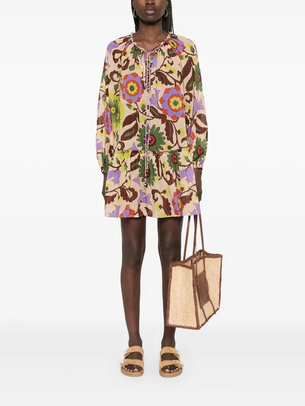 Anjuna Marlene Mini Dress - Neutrals
