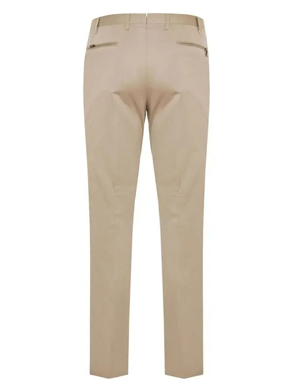 Corneliani Pressed-crease Tapered Trousers