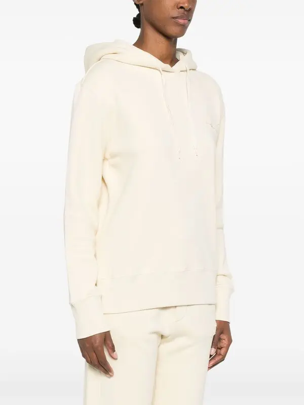 AUTRY Logo-patch Hoodie - Neutrals
