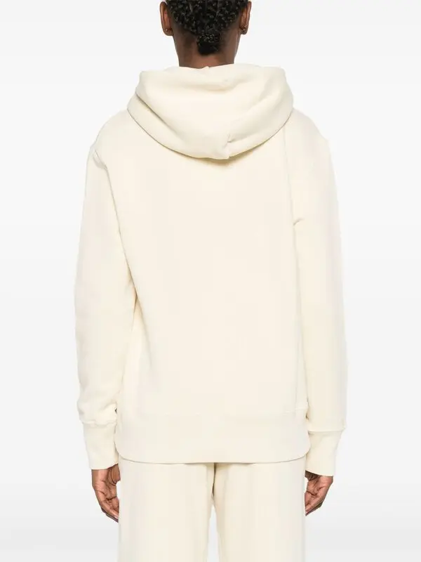 AUTRY Logo-patch Hoodie - Neutrals