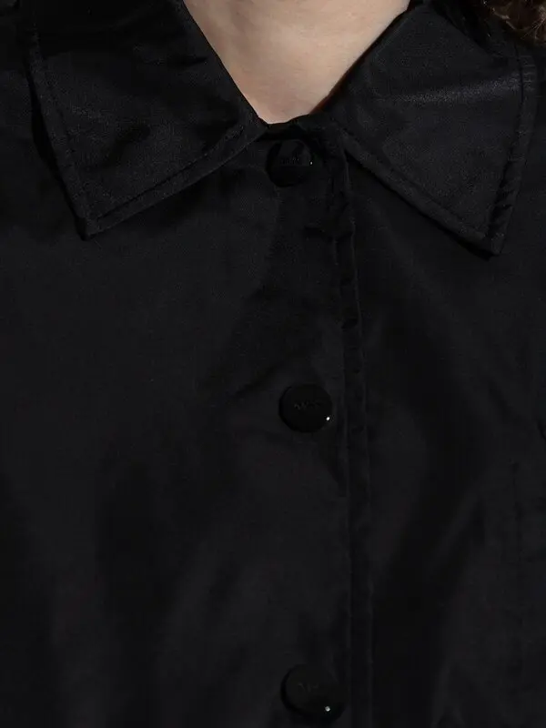 GANNI Logo-appliqué Bomber Jacket