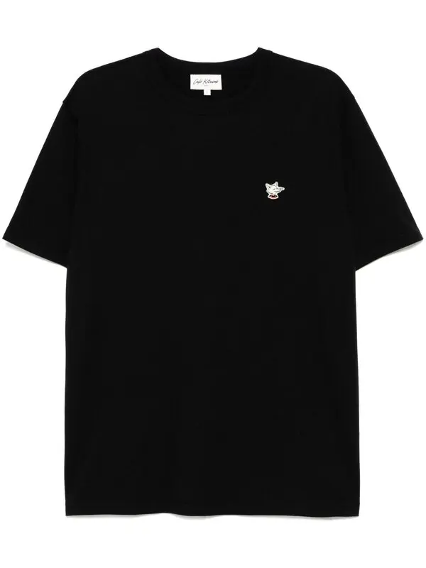 CAFÉ KITSUNÉ Barista Fox Patch Relaxed T-shirt