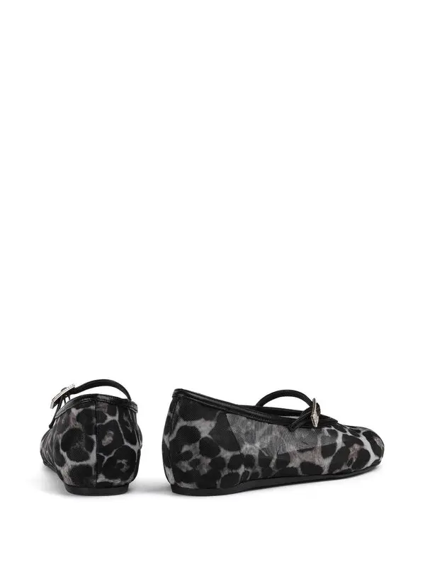 LE SILLA Danielle Leopard-print Ballet Flats