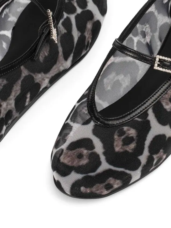 LE SILLA Danielle Leopard-print Ballet Flats