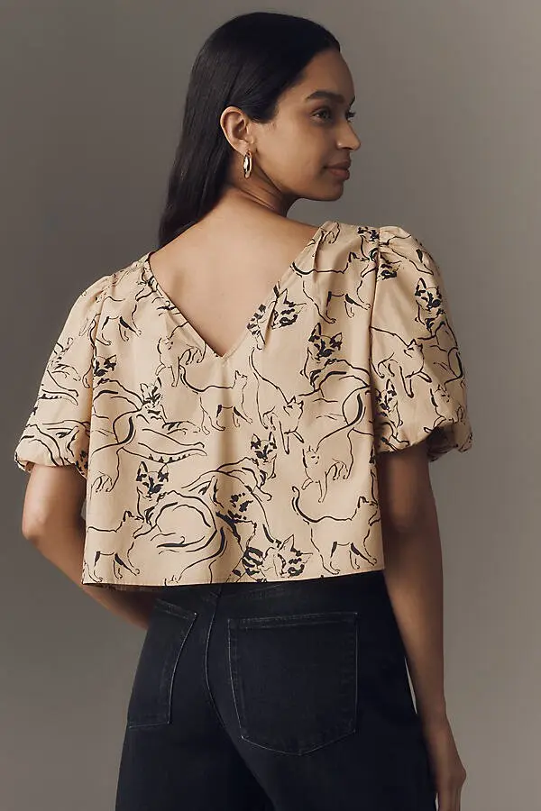 Maeve Puff-sleeve Blouse