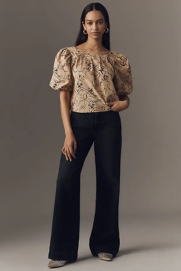 Maeve Puff-sleeve Blouse