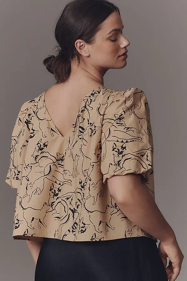 Maeve Puff-sleeve Blouse
