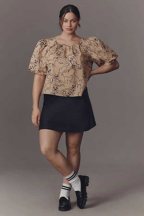 Maeve Puff-sleeve Blouse