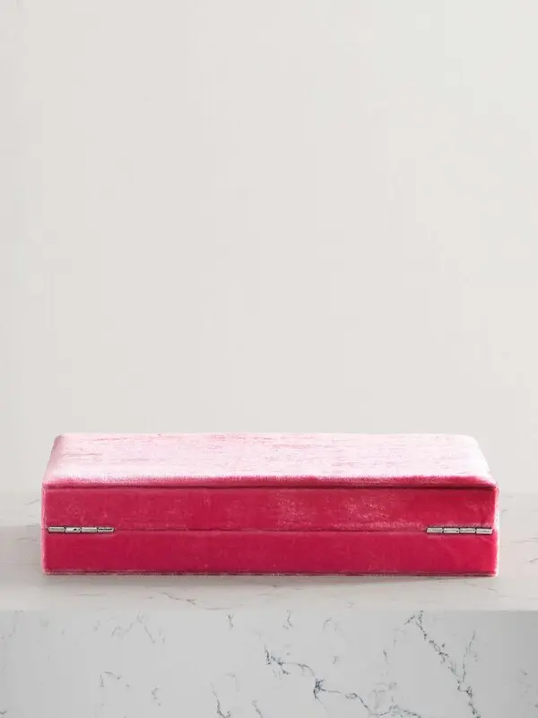 Sophie Bille Brahe TréSor Velvet Jewelry Box - Pink | Editorialist