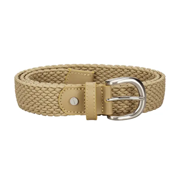 Nike Solid Stretch Woven Golf Belt - Brown