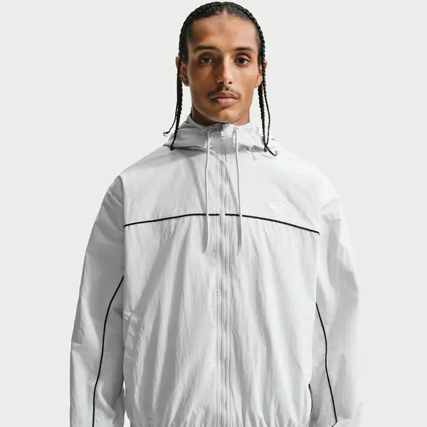 Nike Club Hooded Jacket - Grey