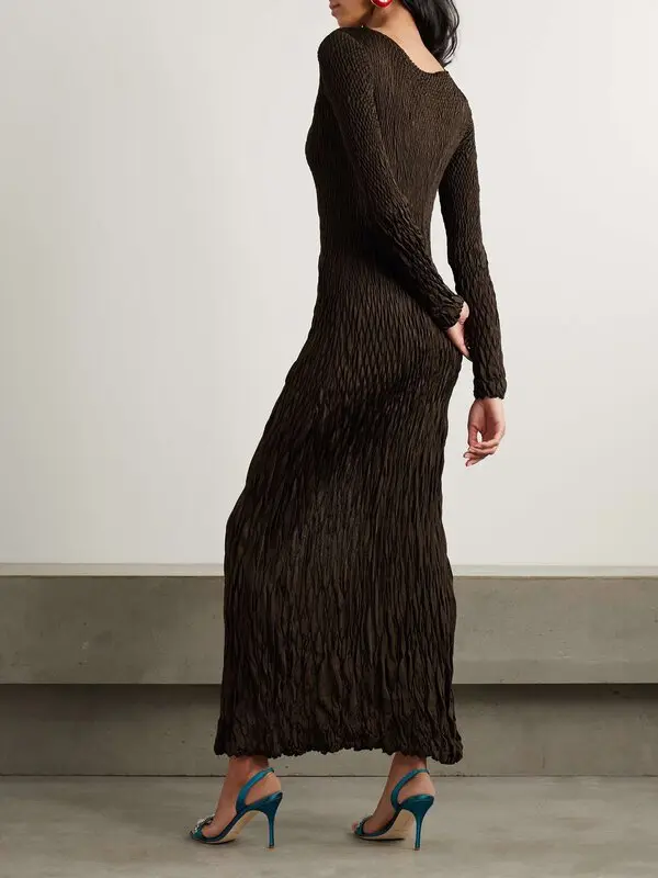 MAYGEL CORONEL Meteora Textured Maxi Dress