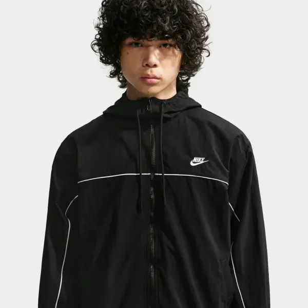 Nike Club Hooded Jacket - Black