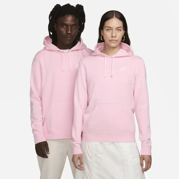 Nike Sportswear Club Fleece Pullover Hoodie - Pink