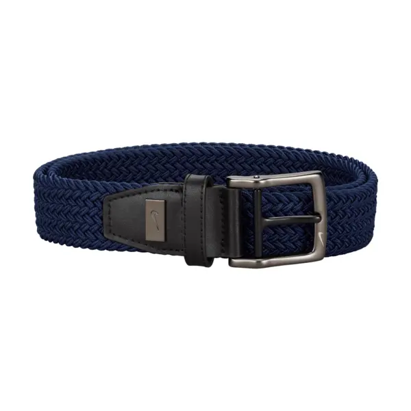 Nike Stretch Woven Golf Belt - Blue