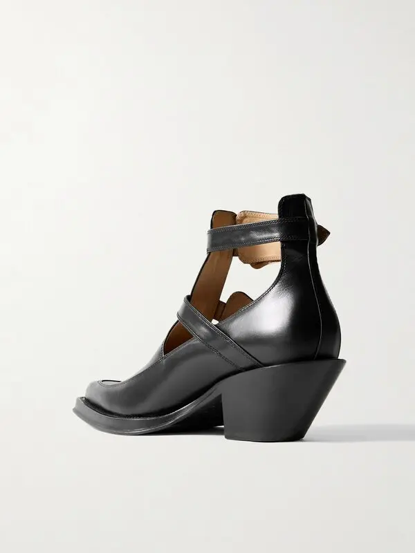 Gabriela Hearst Castro Leather Ankle Boots
