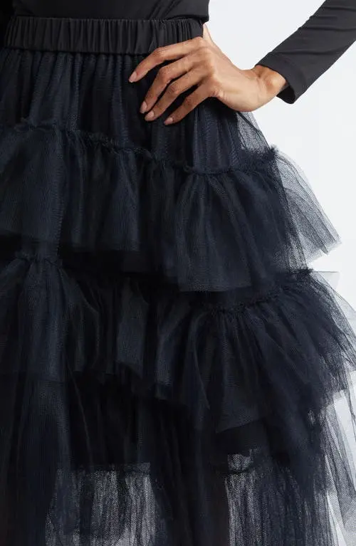 Simone Rocha Tiered Tulle Midi Skirt