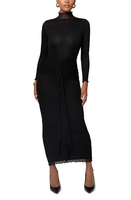 JLUXLABEL Mock Neck Maxi Dress