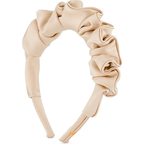 Alexandre De Paris Gathered Headband - Beige