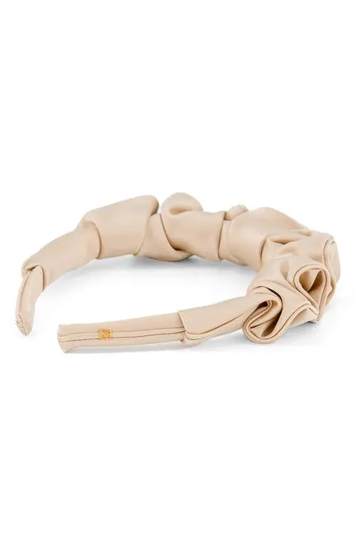 Alexandre De Paris Gathered Headband - Beige